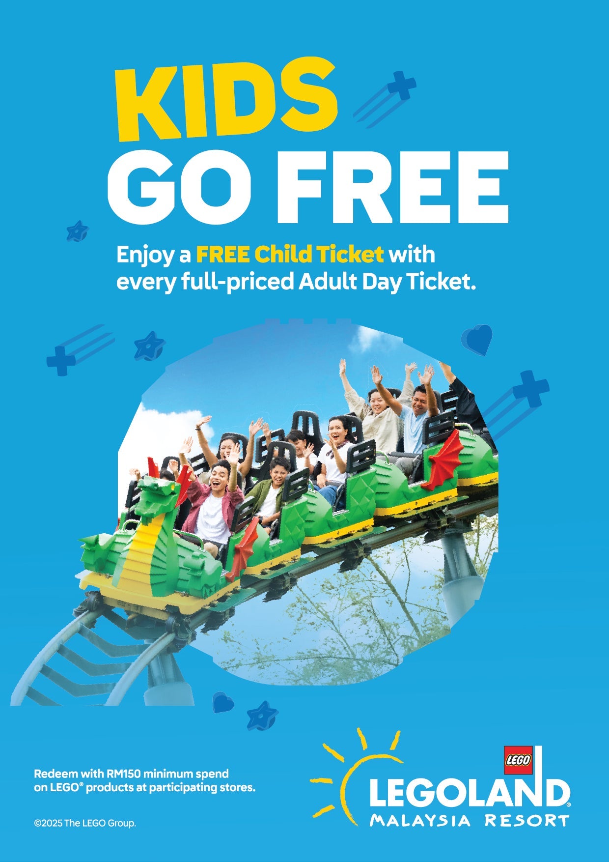 FREE Child Ticket to LEGOLAND Malaysia Theme Park – Box Of Bricks