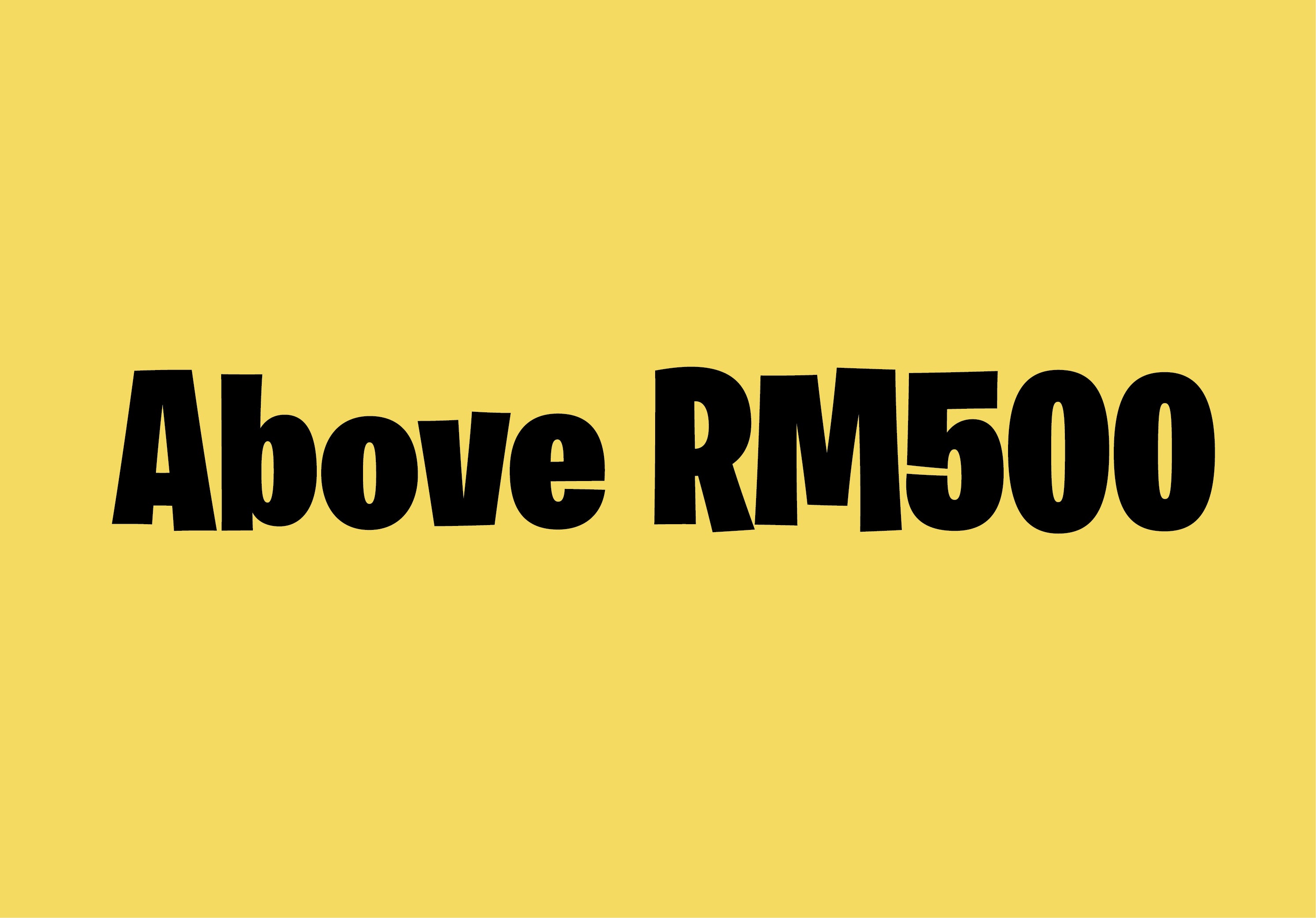 Above RM500 – Box Of Bricks