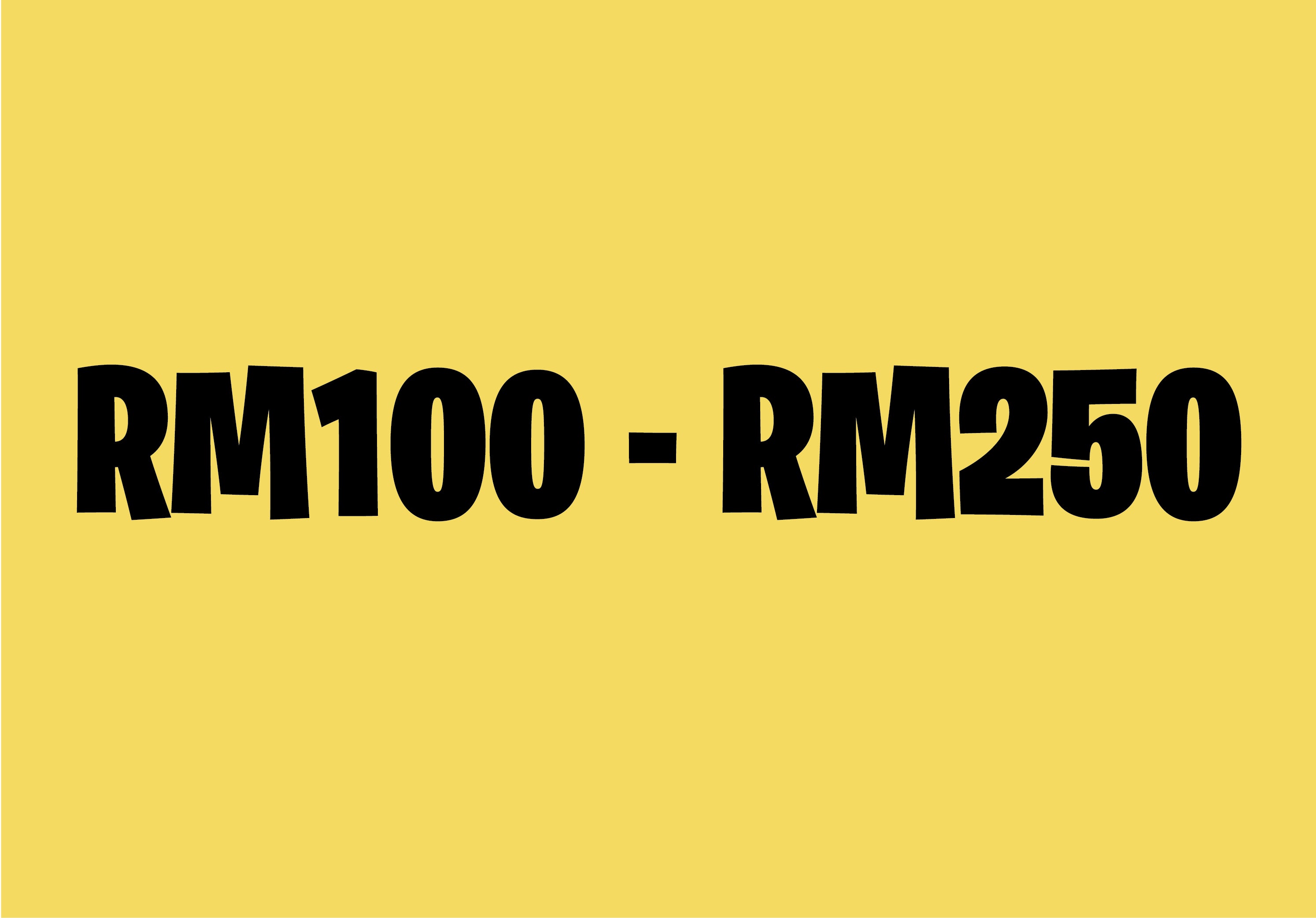 RM100 - RM250 – Box Of Bricks