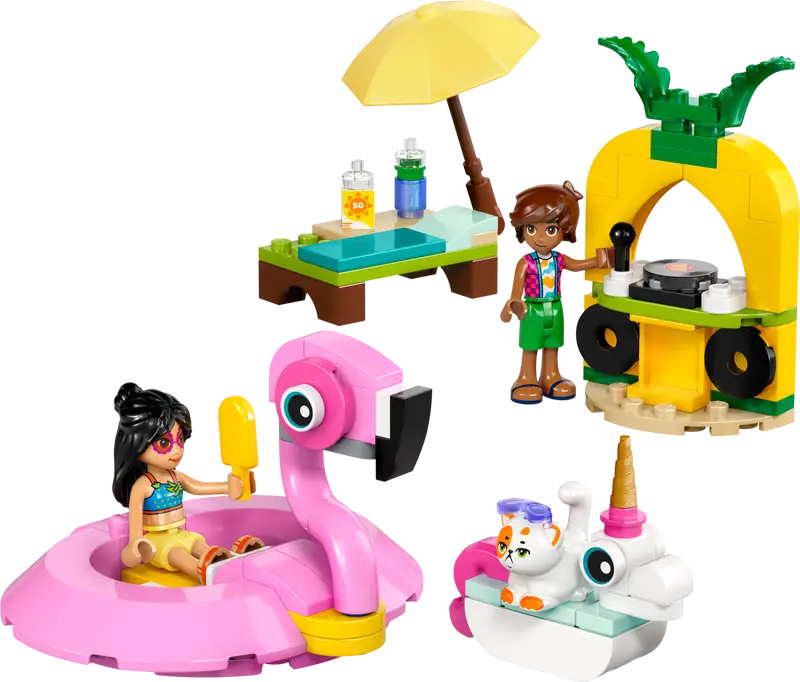 42658 Unicorn & Flamingo Pool Party – Box Of Bricks